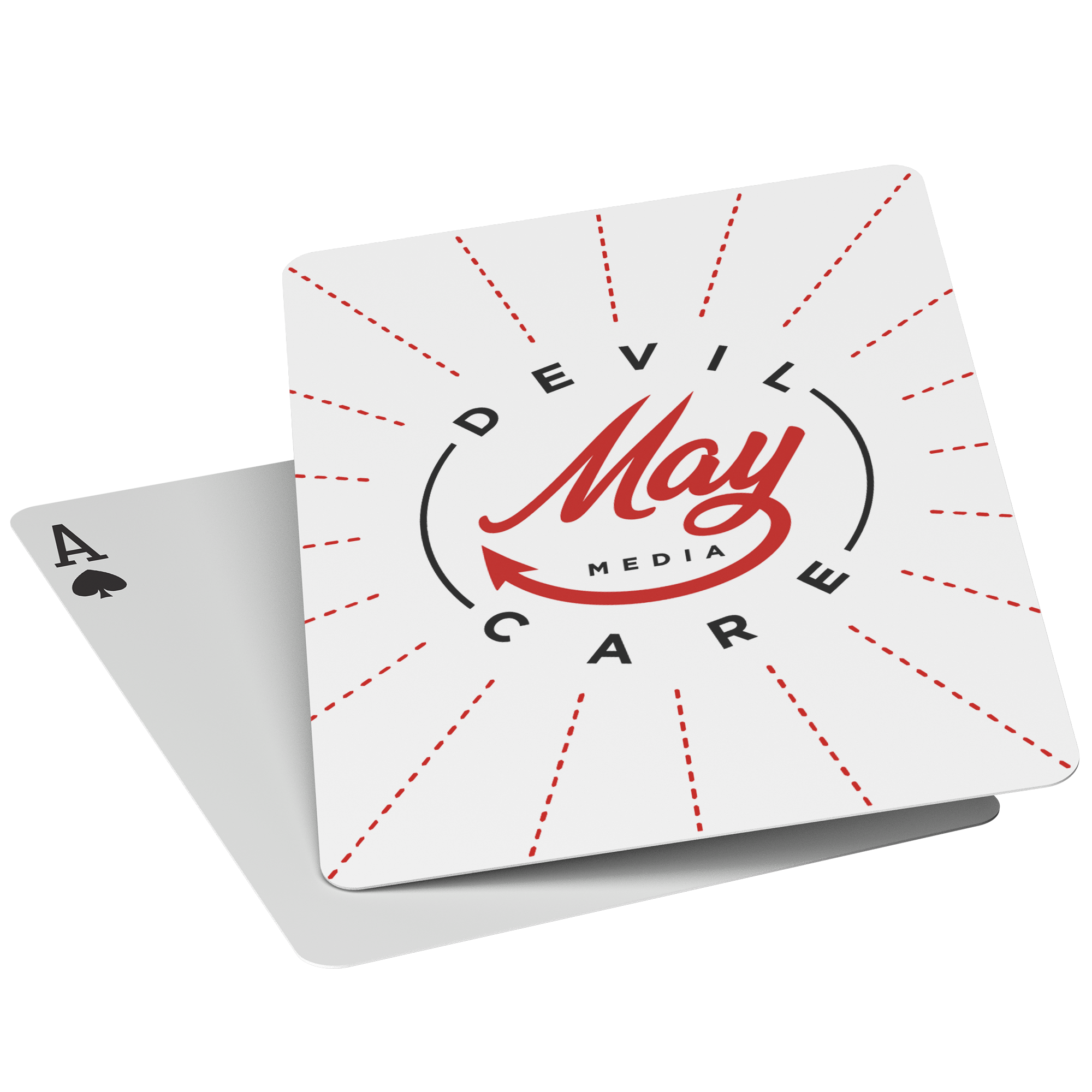 Devil May Care - White Playing Cards [V2]